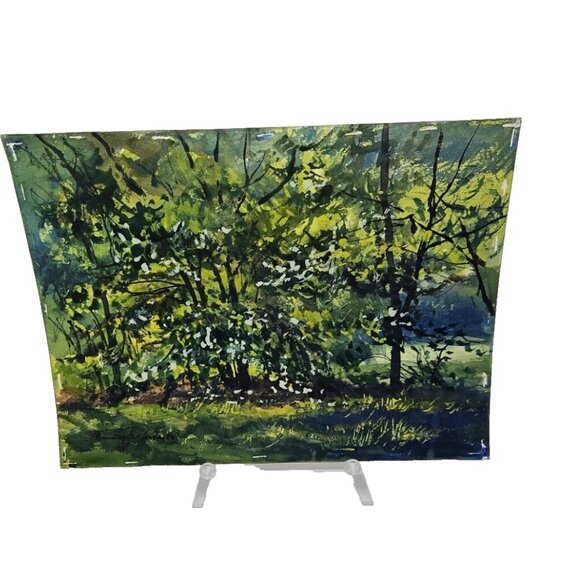 Thomas McNickle | Art | Vintage 986 Thomas Mcnickle Original Watercolor ...